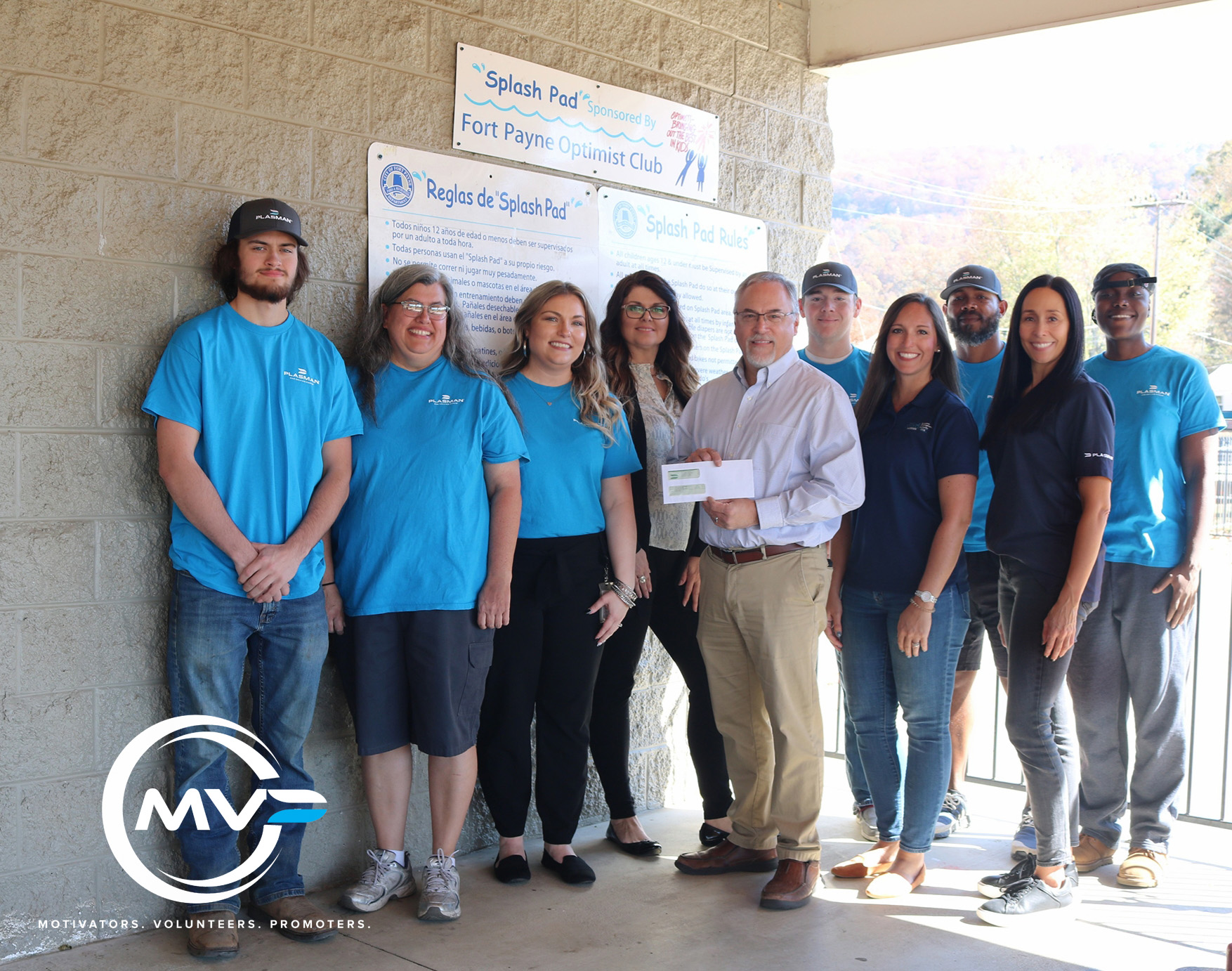Fort Payne Manufacturing makes a monetary donation to their local ...